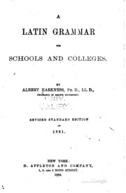 Download book A Latin Grammar For Schools And Colleges PDF - Noor Library