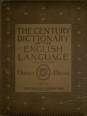 Download book The Century Dictionary An Encyclopedic Lexicon Of The ...
