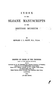 Download book Index to the Sloane manuscripts in the British museum PDF ...
