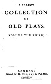 Download book A Select Collection Of Old Plays PDF - Noor Library