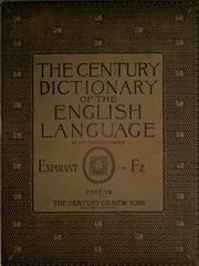 Download book The Century Dictionary An Encyclopedic Lexicon Of The ...