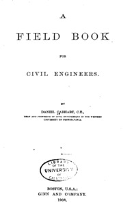 Download book A Field Book For Civil Engineers PDF - Noor Library