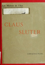 Download book Claus Sluter et la sculpture bourguignonne au XVe siècle ...