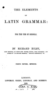 Download book The Elements Of Latin Grammar PDF - Noor Library