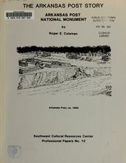 Download book Arkansas Post Story Arkansas Post National Monument PDF ...